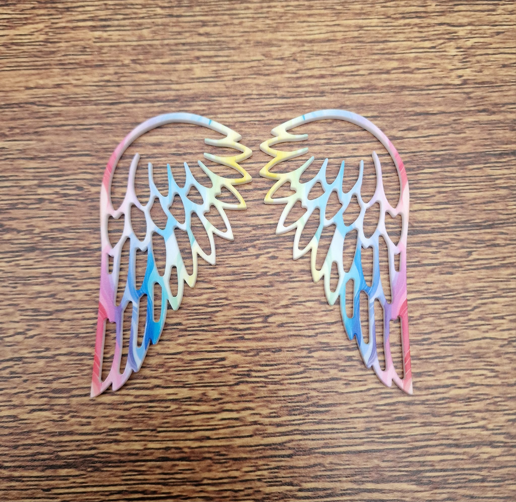 Rainbow UV printed wings - Manchester Craft Blanks