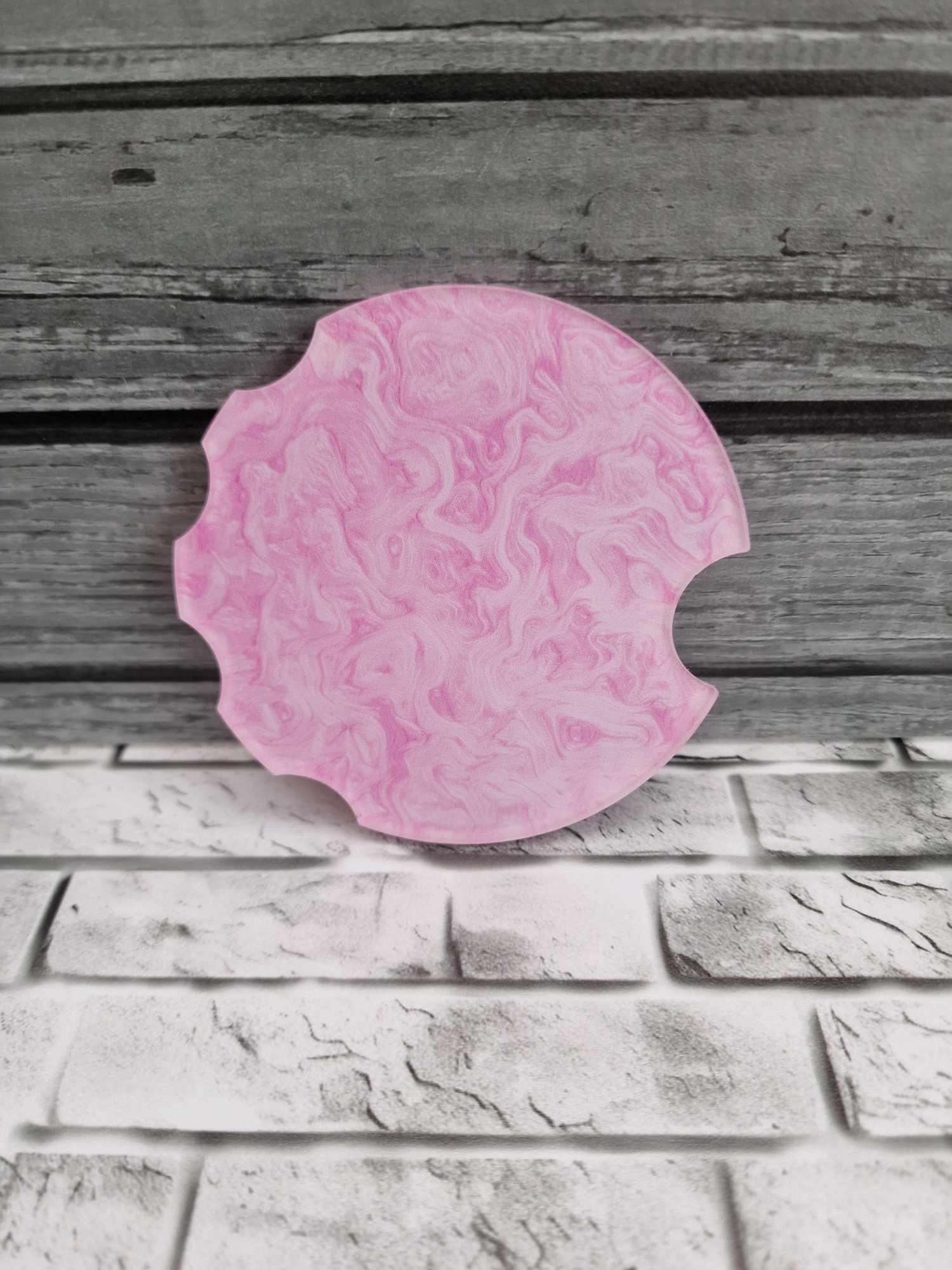 Nail plaque 10cm - coloured acrylic - Rose pink swirl - Manchester ...