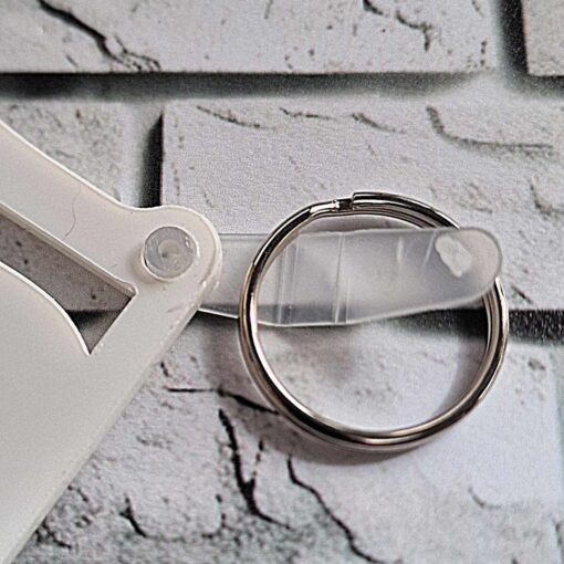 Fancy pants keyring blank with optional fastenings