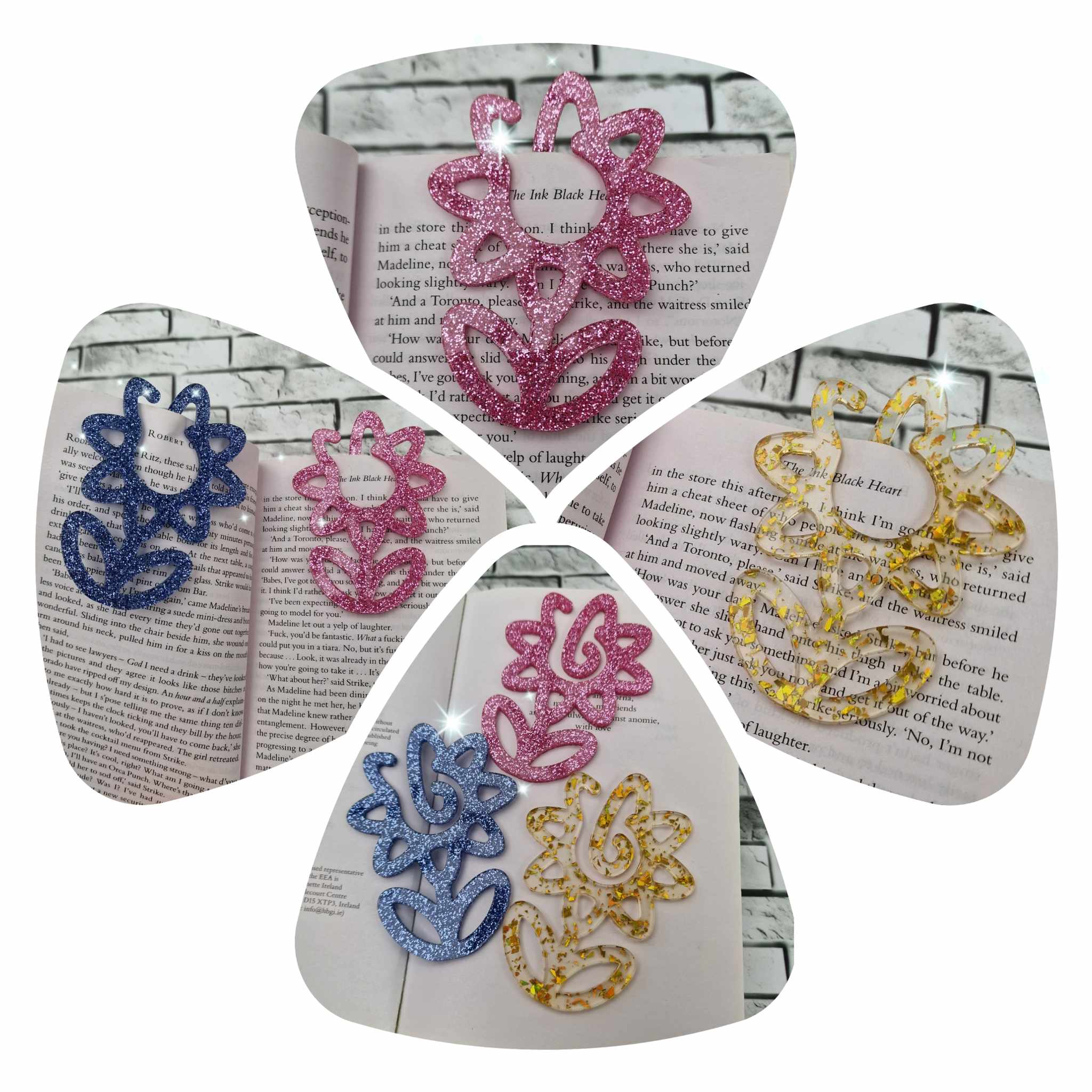 Paperclip flower bookmark at wholesale prices for crafters to resll