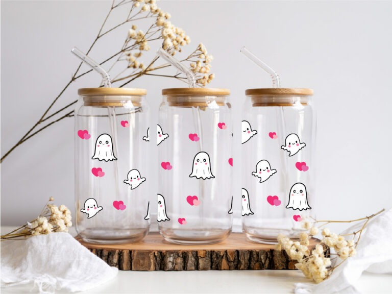 UV DTF – WRP 144 - Libbey wrap Ghost