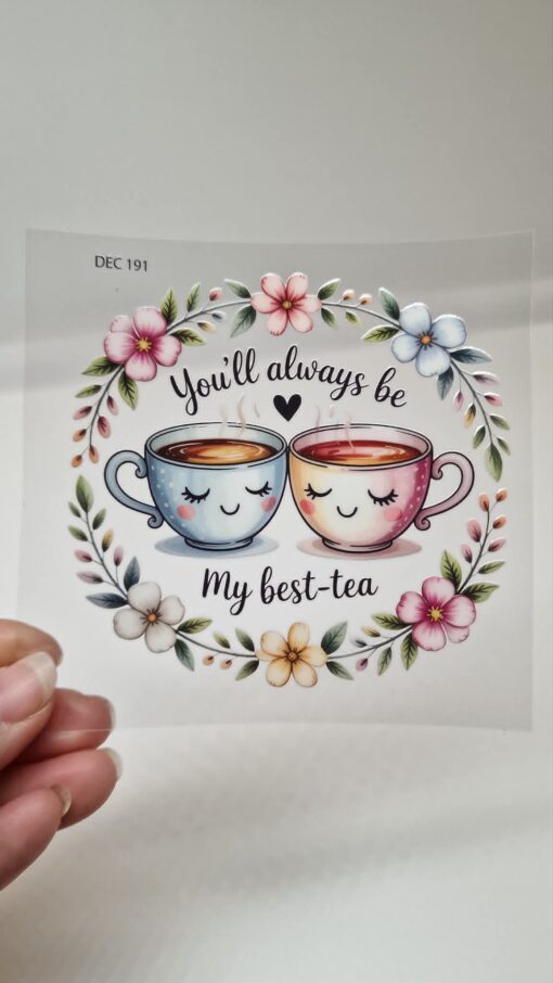UV DTF – DEC 191 10cm decal for Libbey - Best Tea
