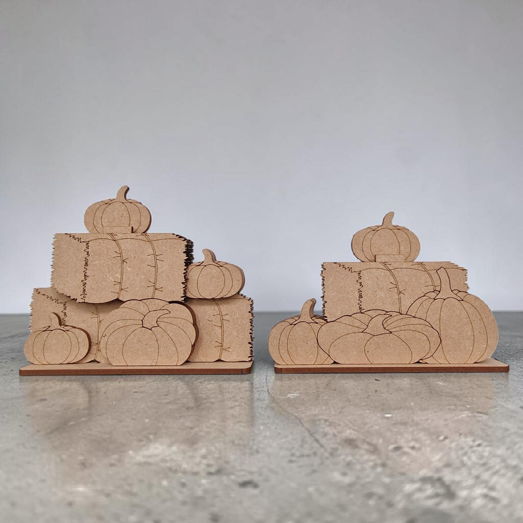 Scarcrow sitter with optional haystacks